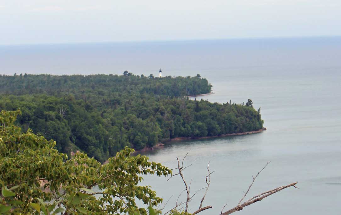 Enjoy Scenic Views at Log Slide Overlook at Pictured Rocks